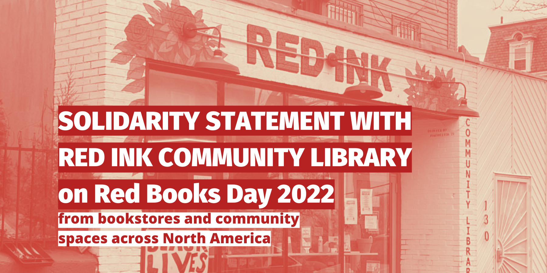 Solidarity Statement with Red Ink Community Library on Red Books Day 2 ...